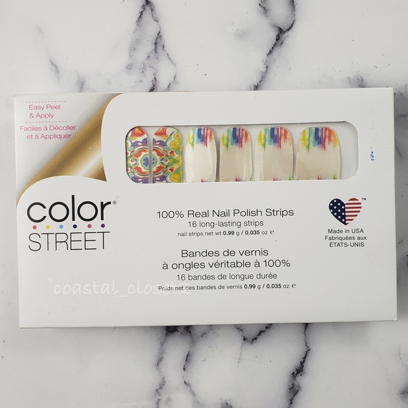 Color Street | Makeup | Retired Make A Splash Color Street Nail Strips ...